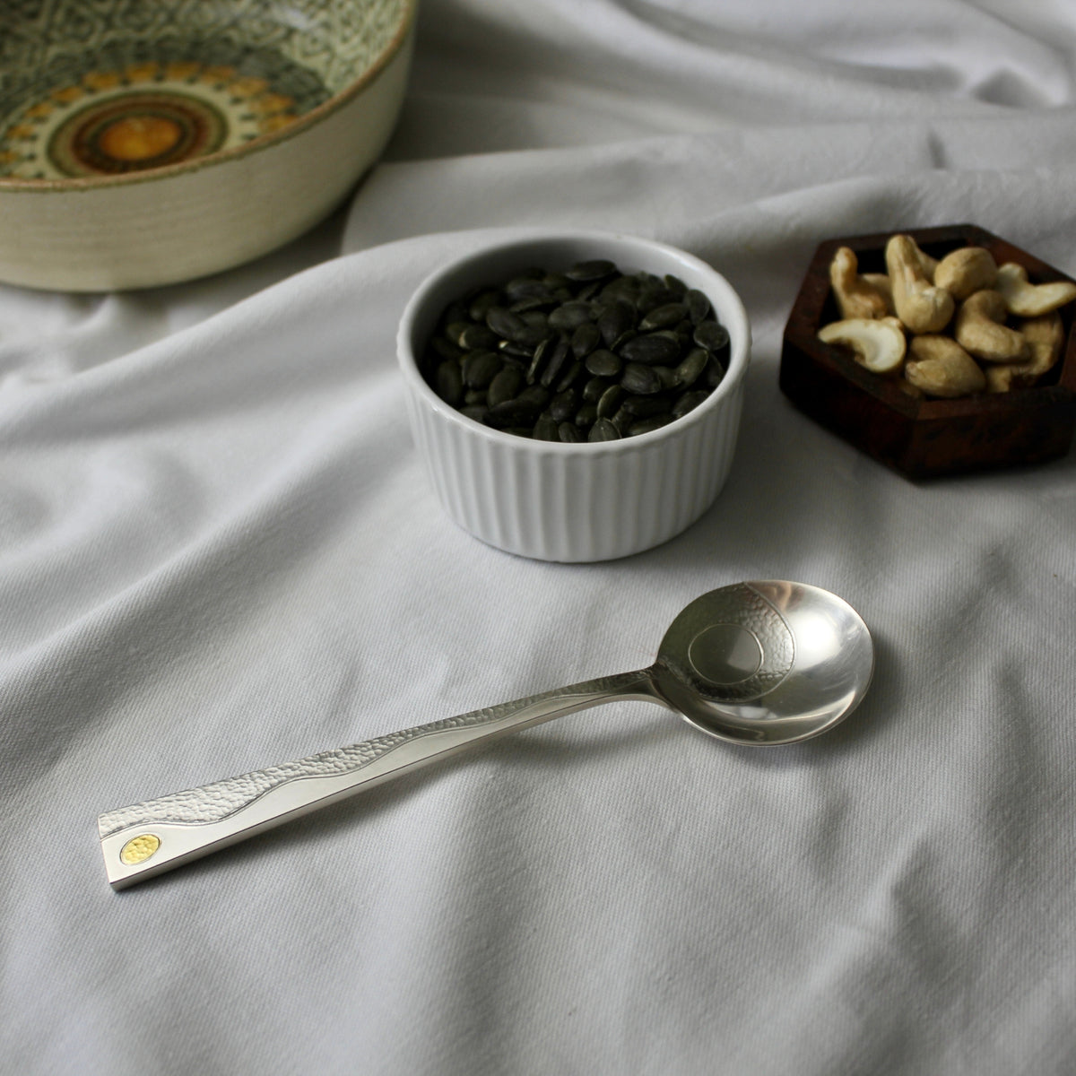 Tidal Lines Spoon Forged in Sterling Silver – Goldsmiths' Shop Talent